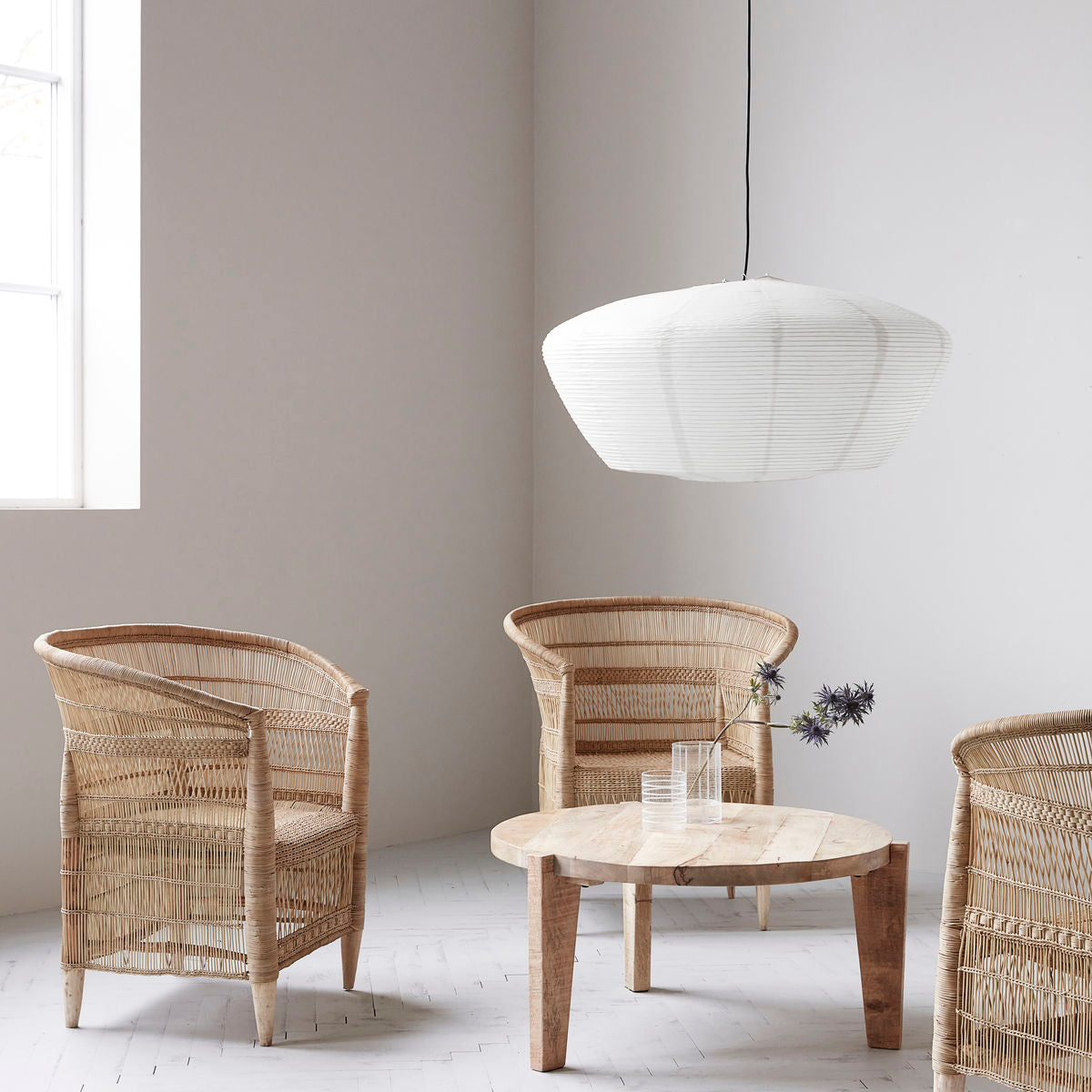 Bidar Large Paper Lampshade | Idyll Home