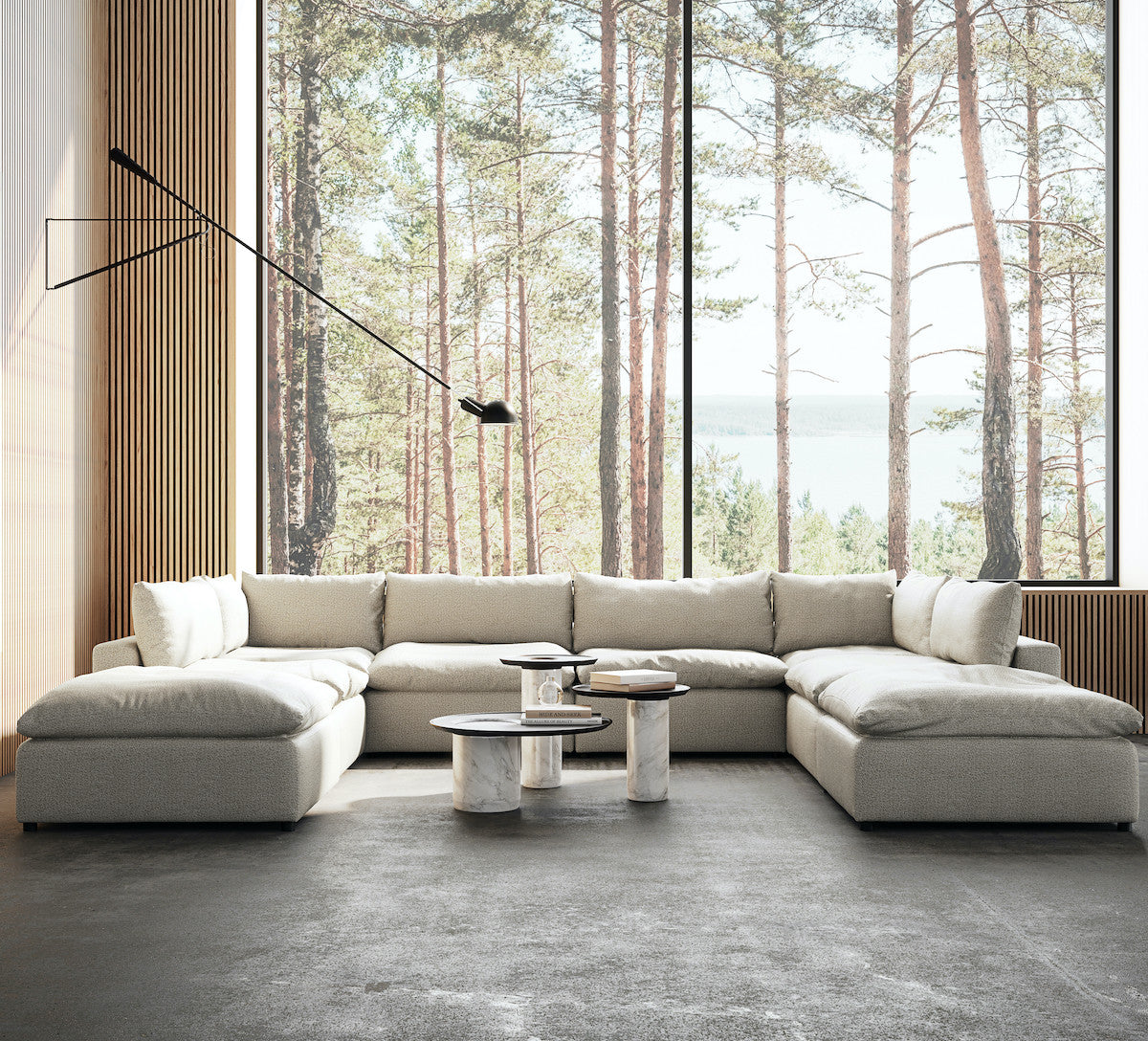 Moonlight Sectional Sofa | Idyll Home