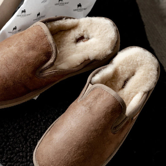 Shepherd Mens Sheepskin Slippers Adam – Idyll Home