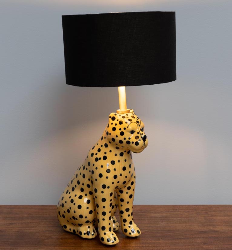 Cheetah lamp