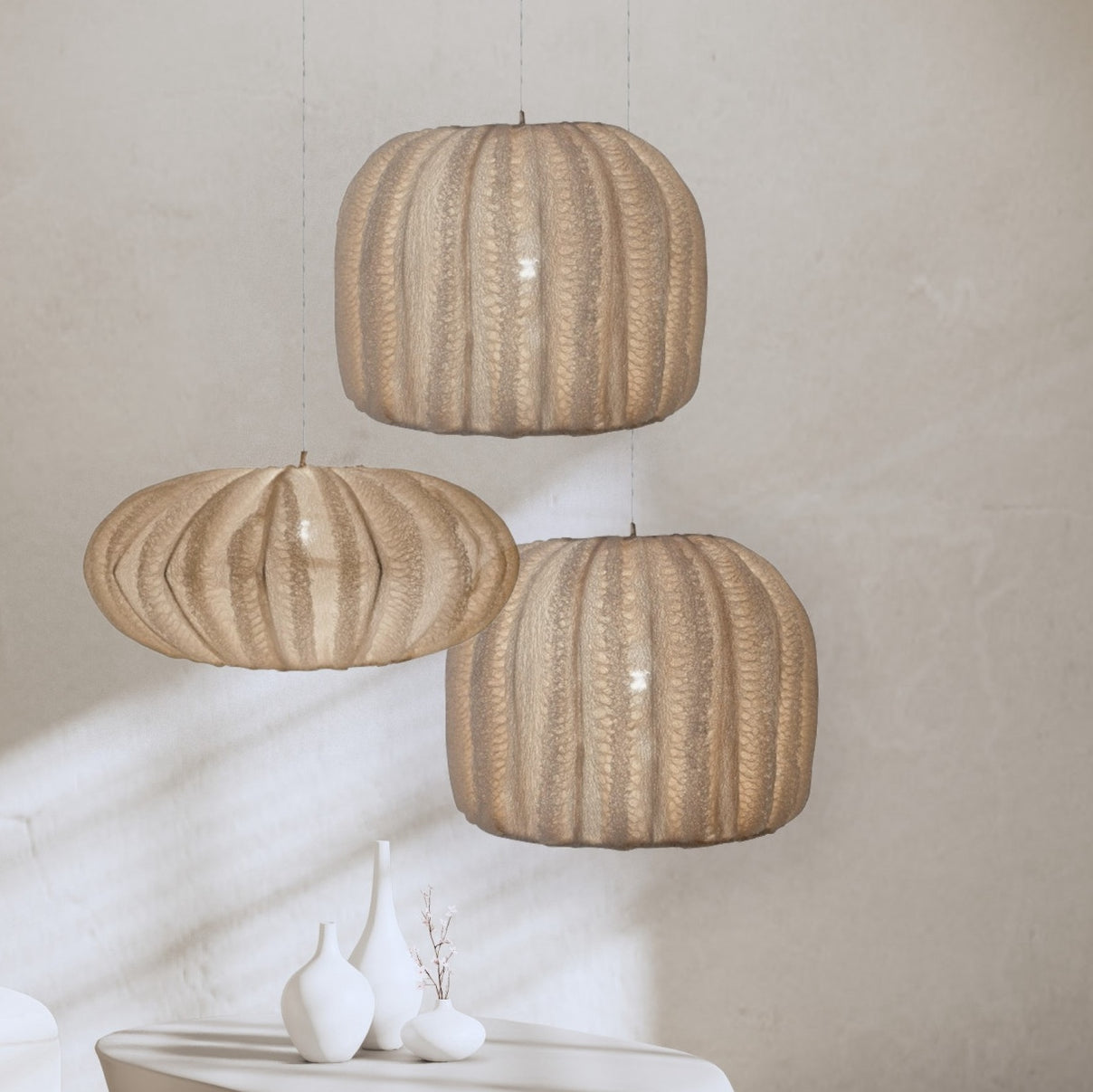Loofa Large Pendant Light by Zenza