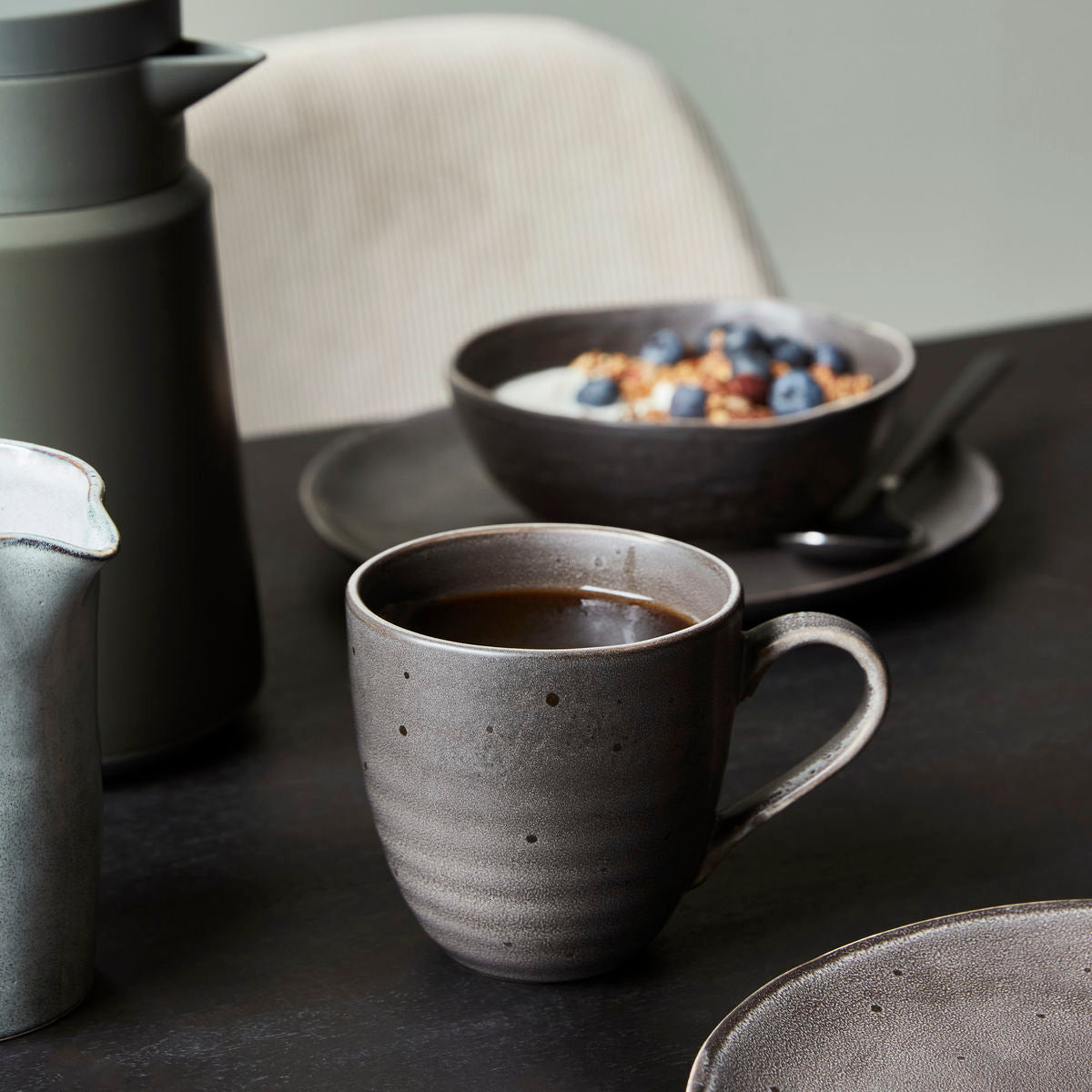 Rustic Dark Grey Mug