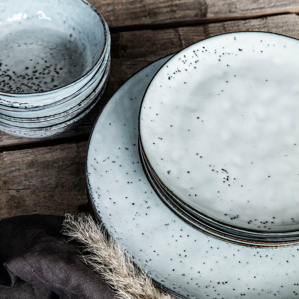 Grey Rustic Plate by House Doctor